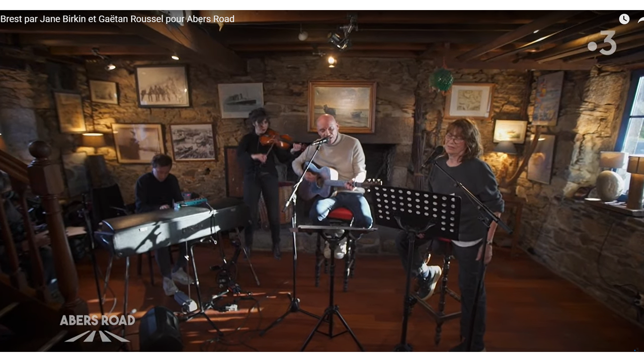 Quandu Jane Birkin cantò "Brest" in diretta in un duet cù Gaëtan ...