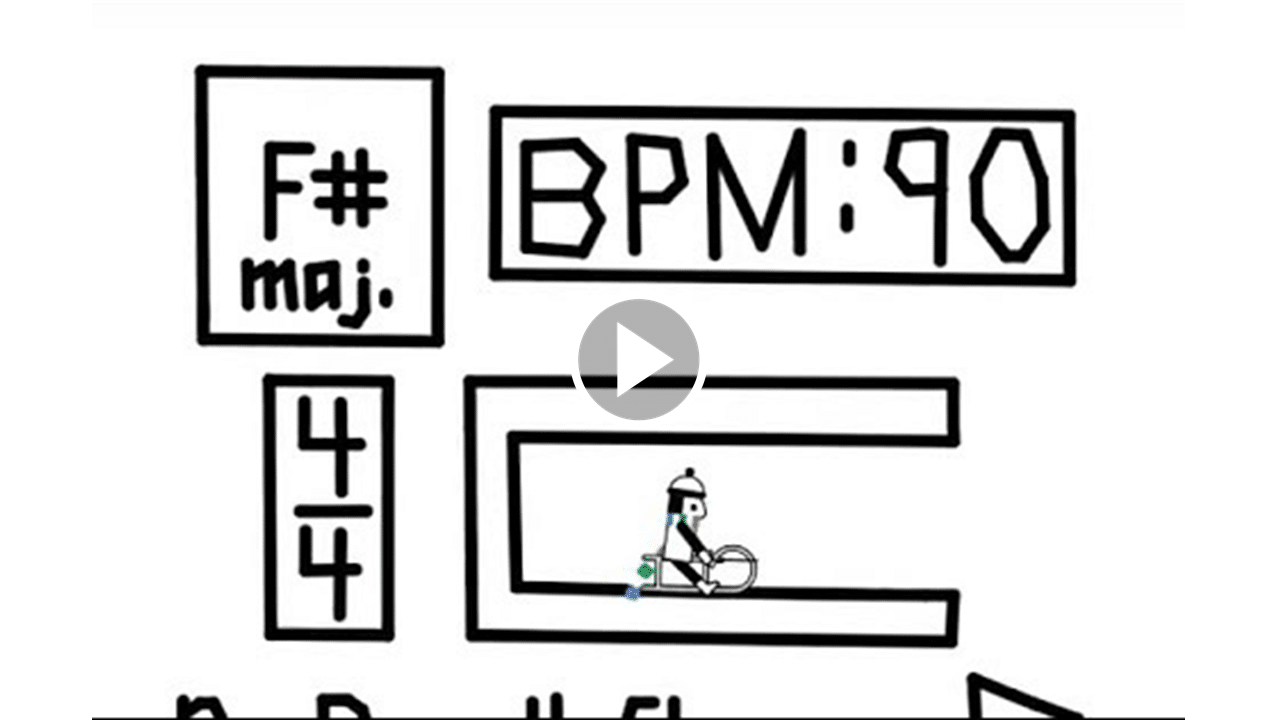 The little guy and his sled. Exceptional Line Rider! " Follow us