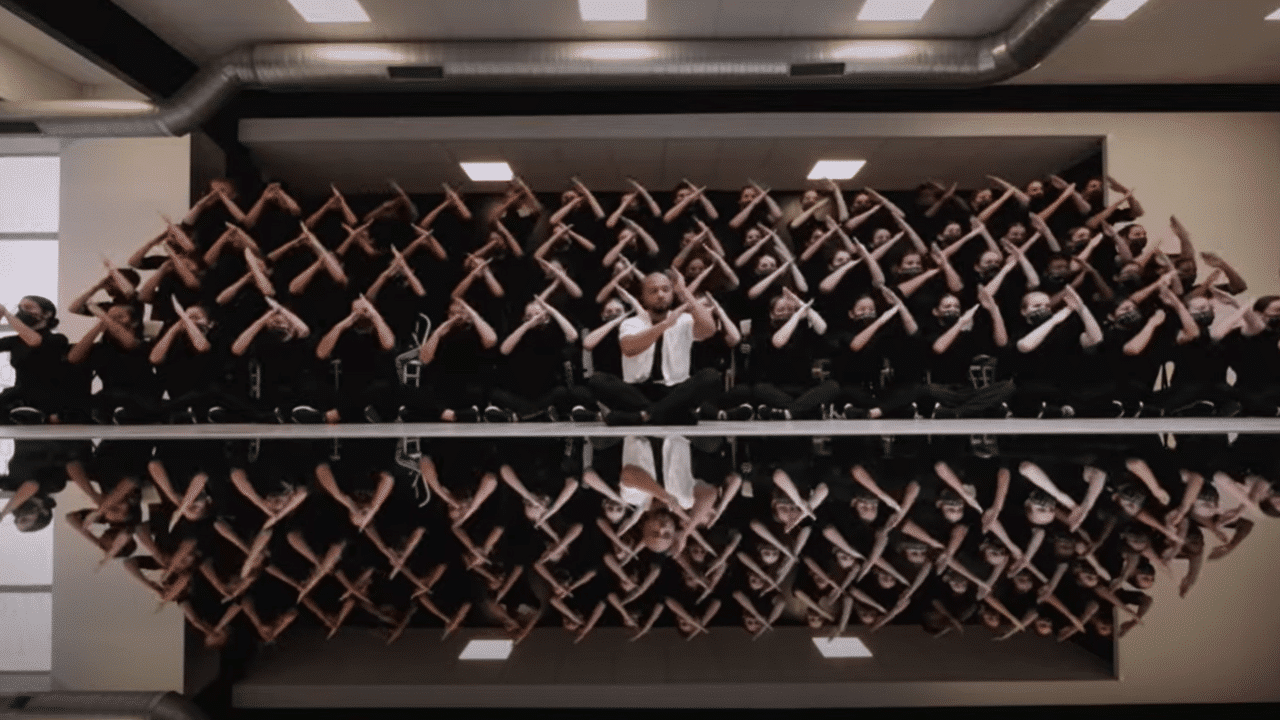 A brilliant choreography on murmuring | Follow Us