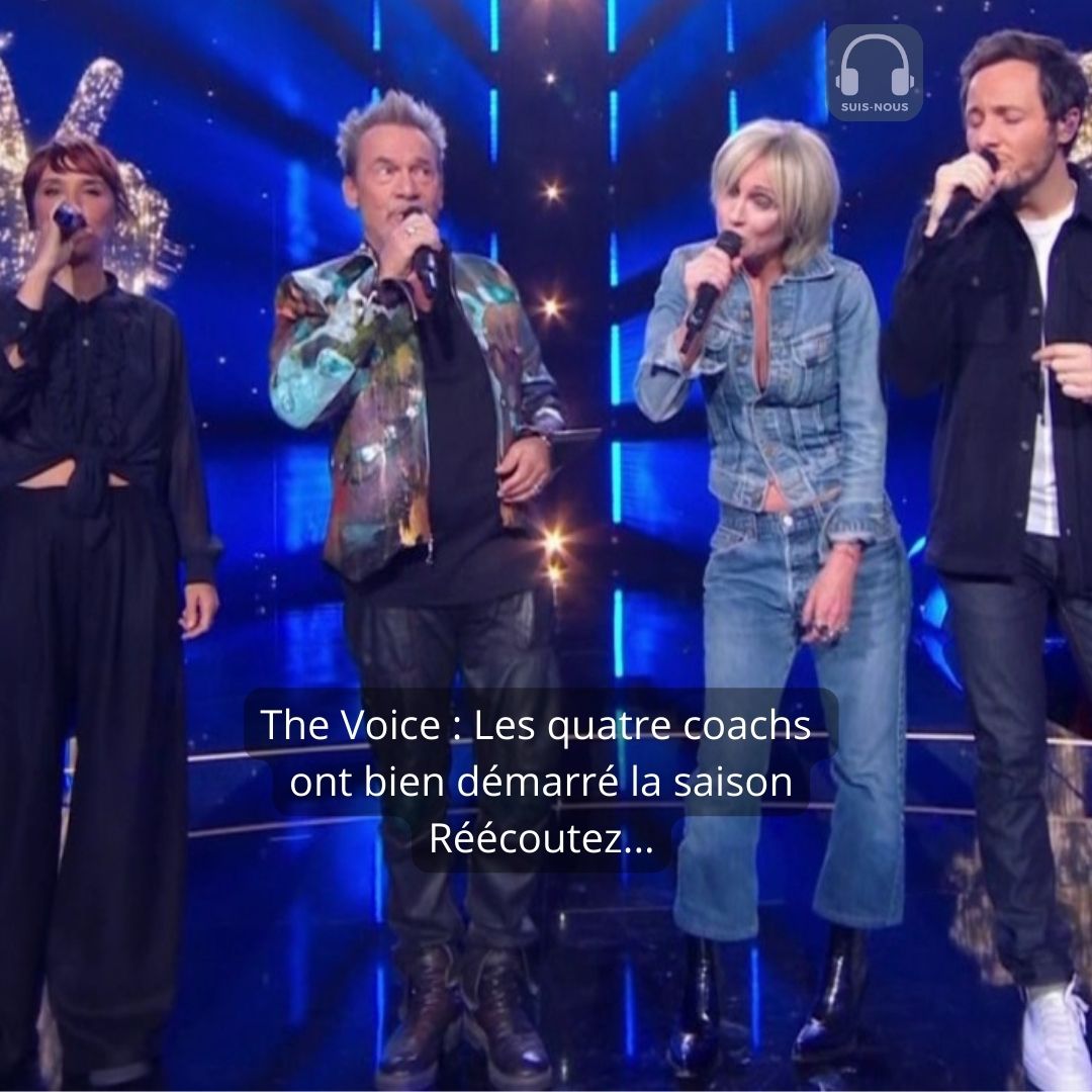 The Voice 2025 : Les quatre coachs Florent Pagny, Zaz, Vianney et Patricia Kaas ont lancé la ...