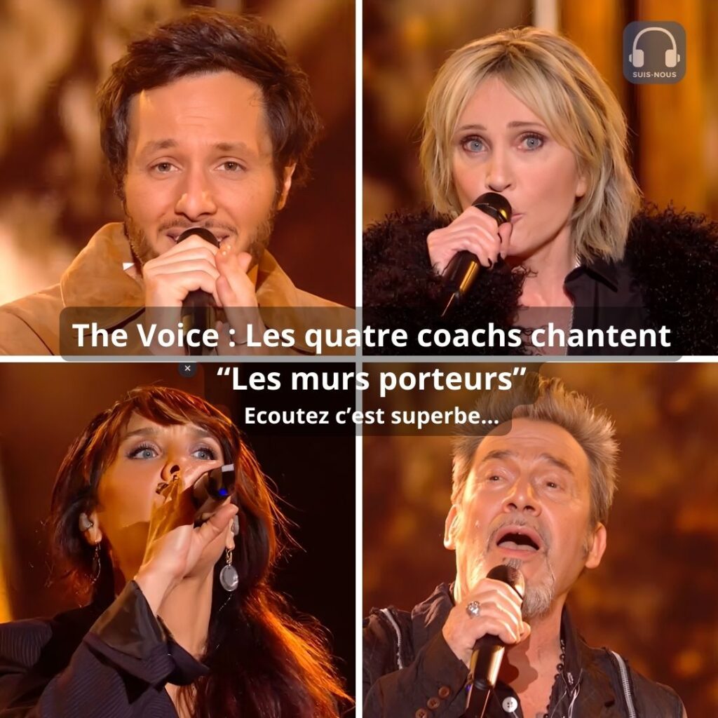 The Voice 2025 : Les quatre coachs Florent Pagny, Zaz, Vianney et Patricia Kaas ont lancé la ...